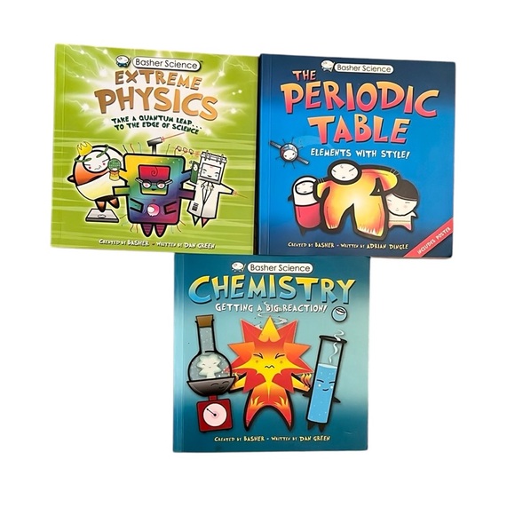 basher | Other | Basher Science Book Set Physics Chemistry Periodic ...